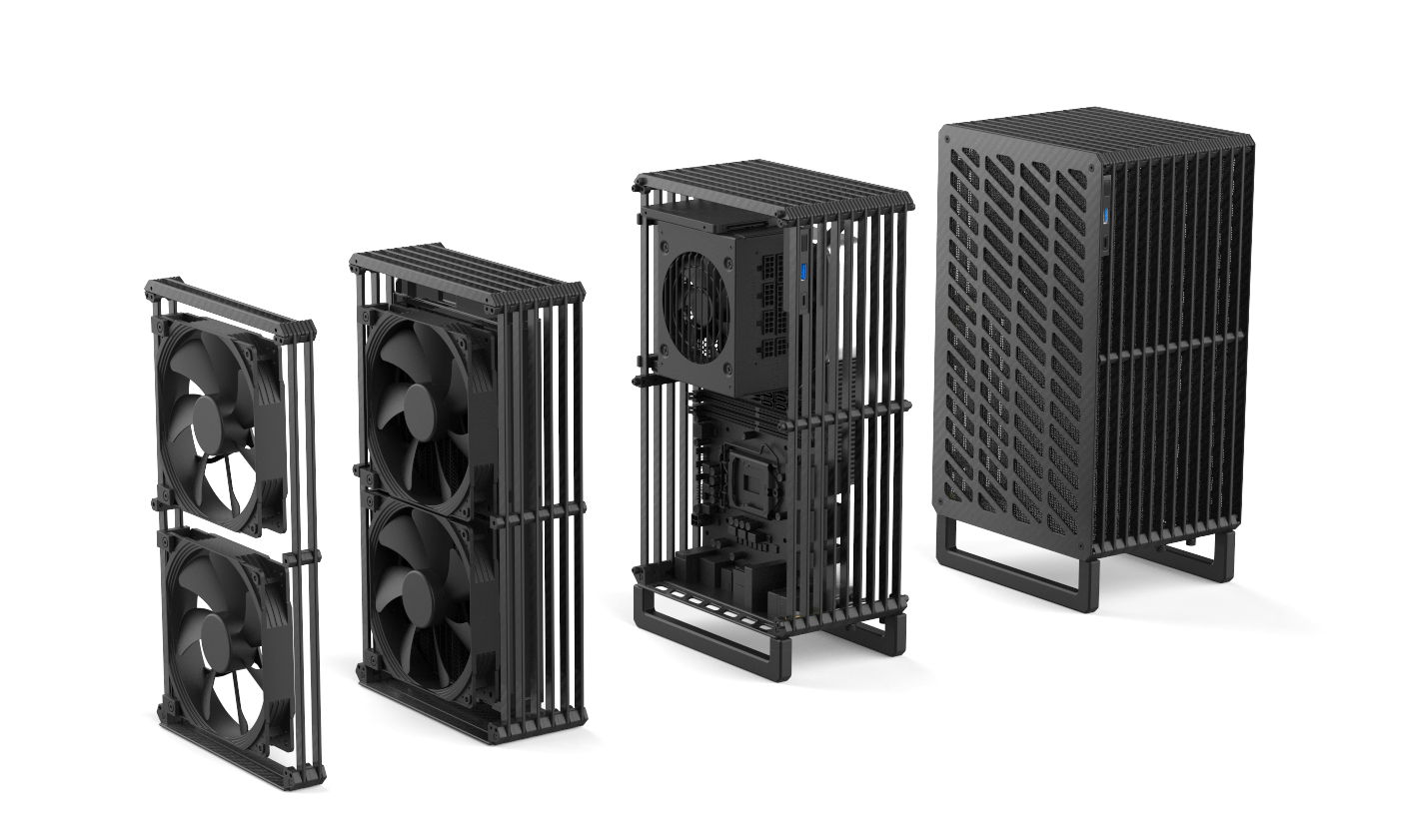 MASS - Stackable NAS ITX Enclosure – MODCASE